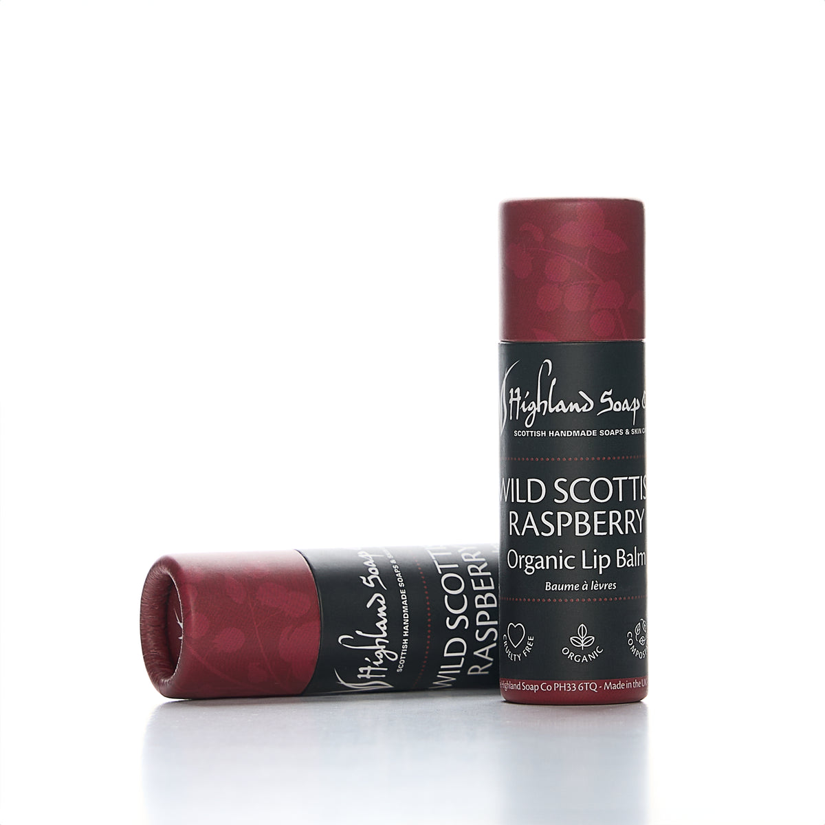 Wild Scottish Raspberry Lip Balm | The Highland Soap Company