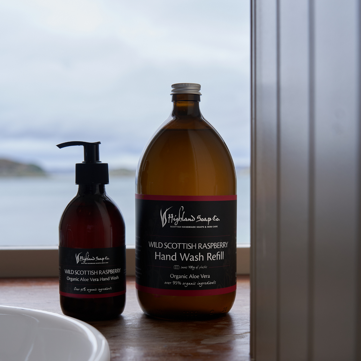 Wild Scottish Raspberry Hand Wash 300ml | The Highland Soap Company