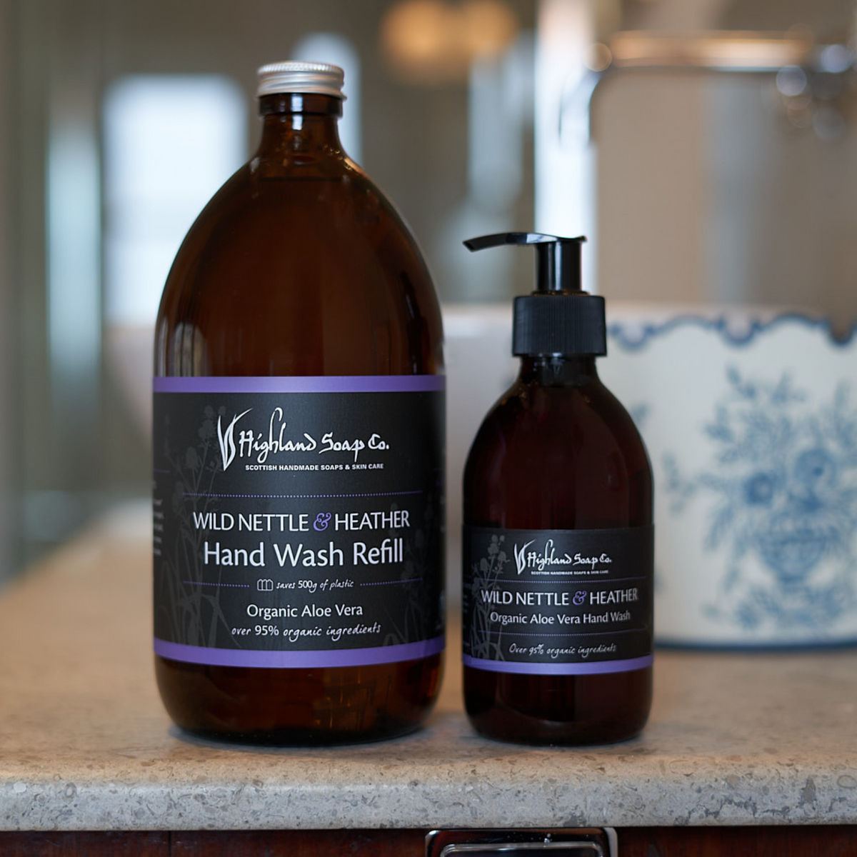 Wild Nettle & Heather Hand Wash 300ml | The Highland Soap Company