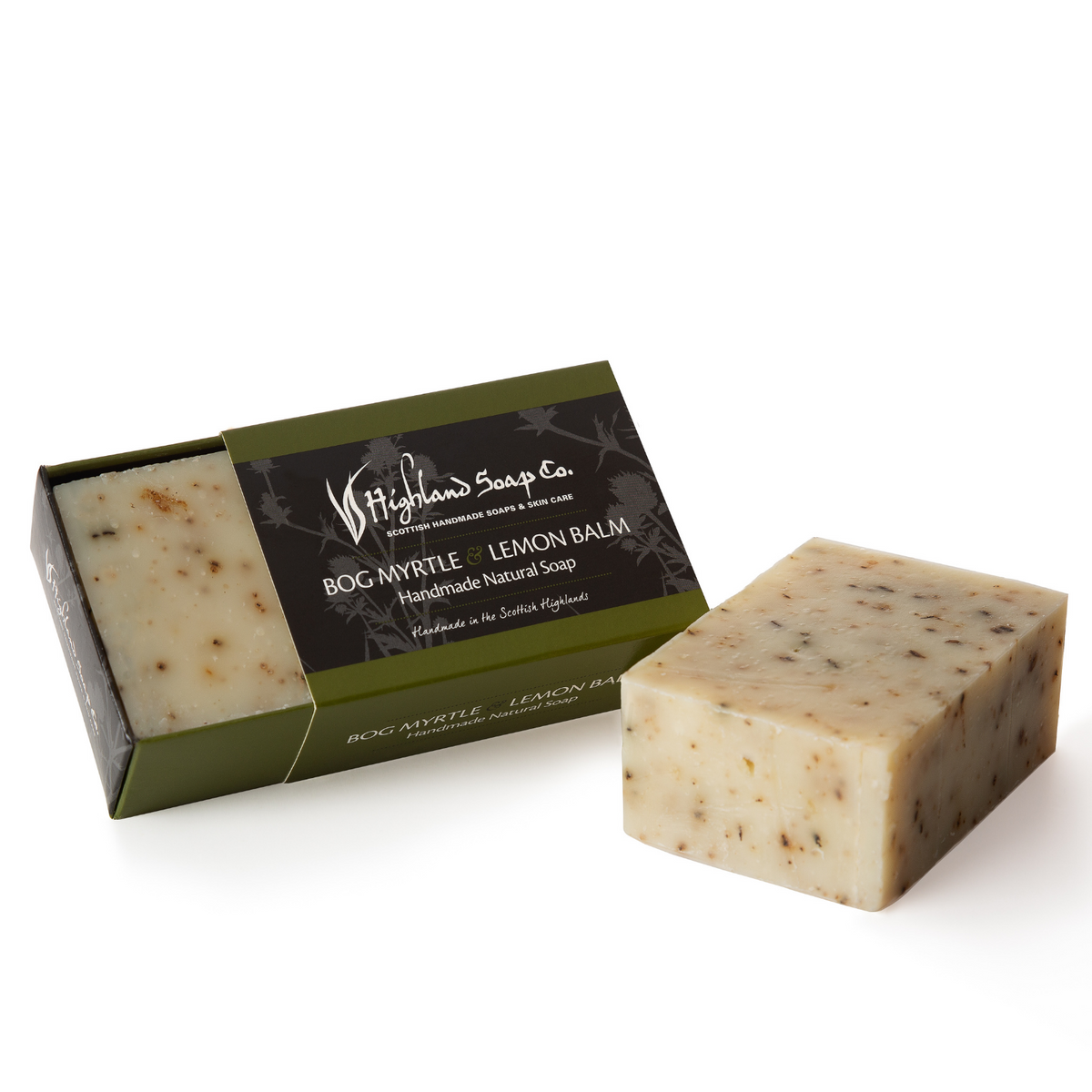 Bog Myrtle & Lemon Balm Soap 190g | Handmade | The Highland Soap Company